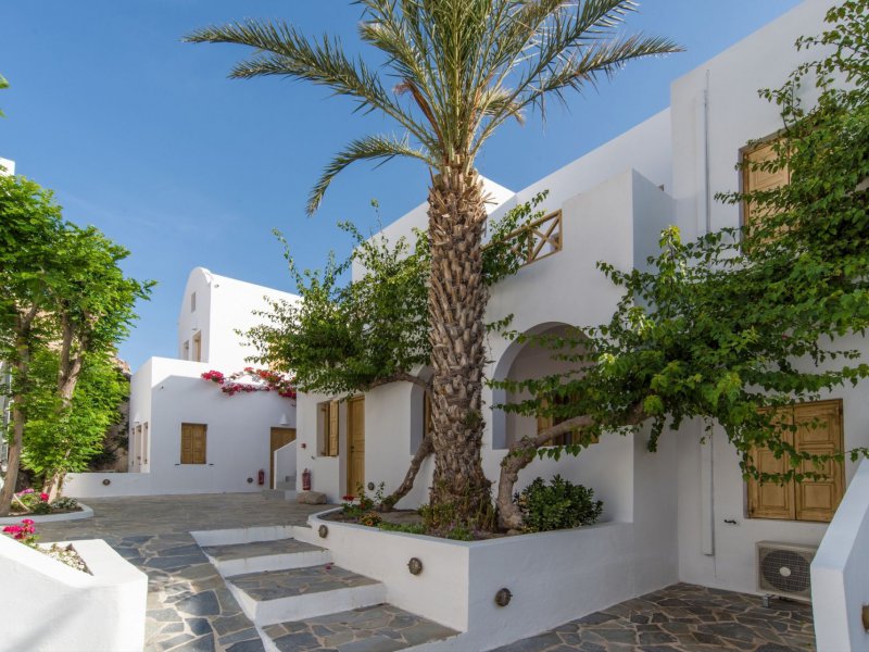 Outdoor photos of our hotel | Santorini Crystal Blue Boutique Hotel