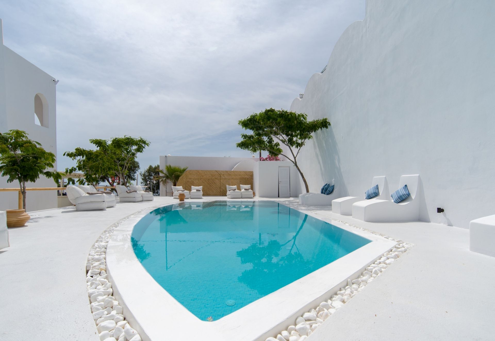 Outdoor photos of our hotel | Santorini Crystal Blue Boutique Hotel