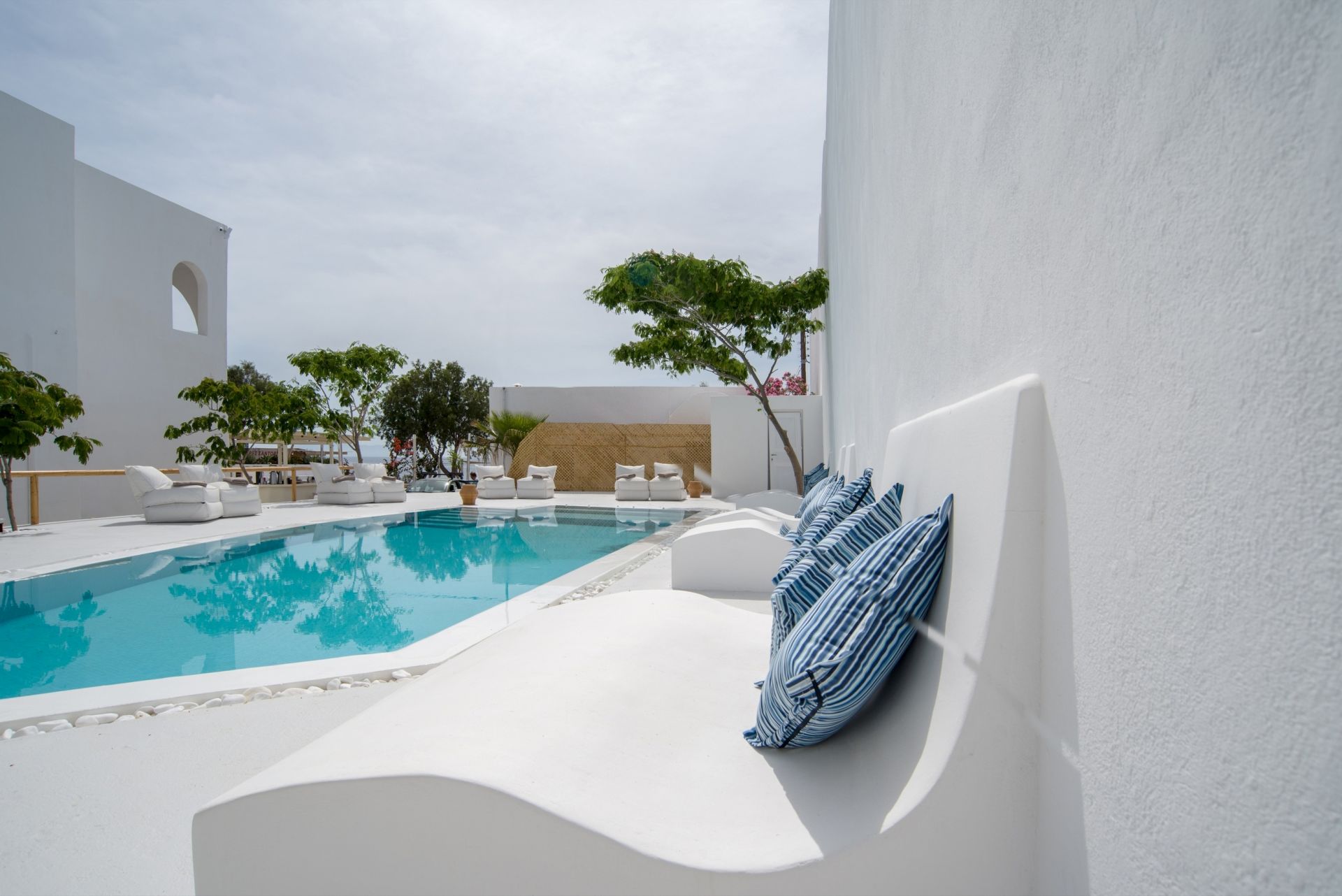 Outdoor photos of our hotel | Santorini Crystal Blue Boutique Hotel